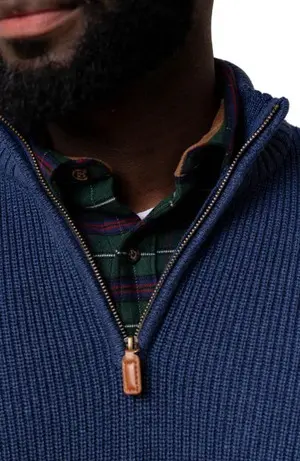HOPE & HENRY Organic Half Zip Pullover