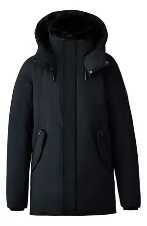 Mackage Sullivan Water Repellent 800 Fill Power Down Parka With Removable Bib