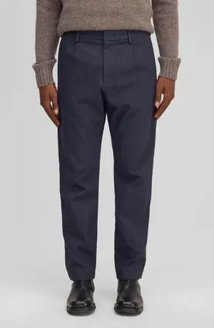 Nn07 Bill 1067 Pleated Dress Pants - Deep Navy
