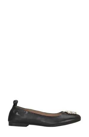 BOSS Dasy Leather Ballet Flat - Black
