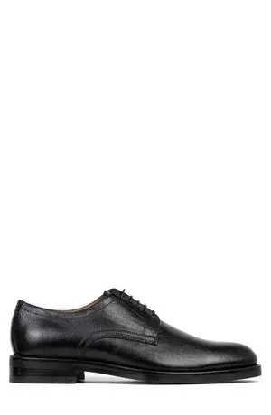 DONALD PLINER Russell Leather Derby - Black