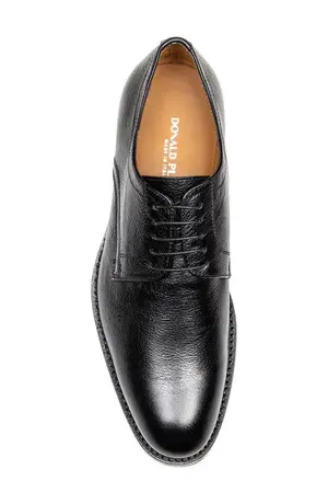 DONALD PLINER Russell Leather Derby - Black