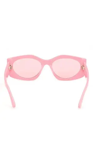 Emilio Pucci Geometric Sunglasses - Shiny Pink / Bordeaux