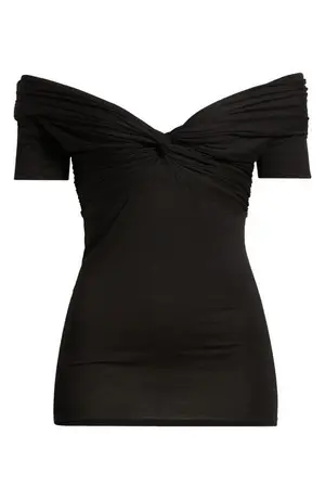 Loveappella Twist Detail Stretch Top