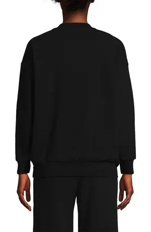 LANDS' END Relaxed Long Sleeve Crew Neck Sweatshirt