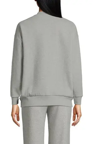 LANDS' END Relaxed Long Sleeve Crew Neck Sweatshirt