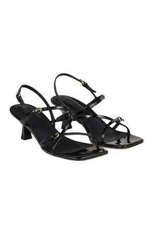Sandro Strappy Sandals - Black