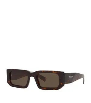 Prada Rectangular Sunglasses - Brown