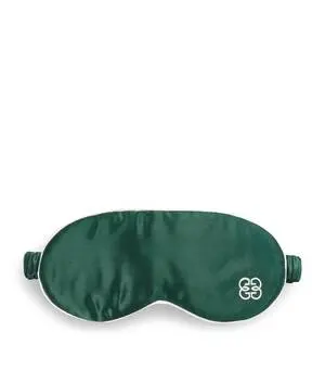Gingerlily Silk Eye Mask Green