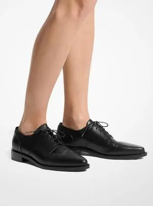 Michael Kors Annette Leather Oxford - Black
