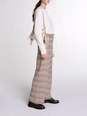 Maje Cotton Tweed Trousers