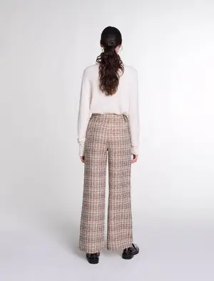 Maje Cotton Tweed Trousers