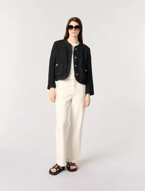 Maje Short Tweed Jacket