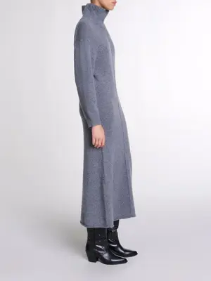 Maje Cashmere Knit Maxi Dress