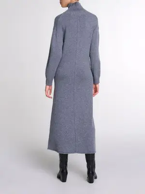 Maje Cashmere Knit Maxi Dress