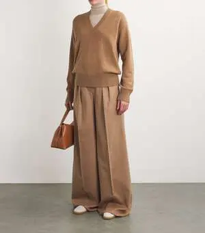 Harrods Cashmere V-neck Sweater