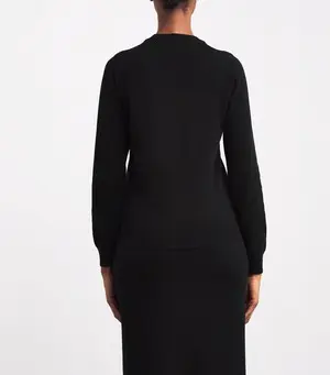 Harrods Cashmere Crew-neck Cardigan