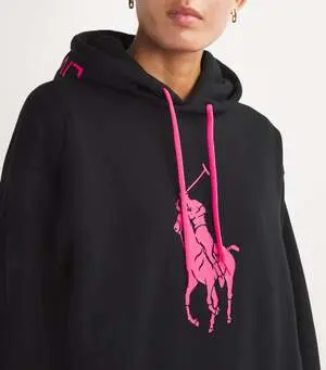 Ralph Lauren Pink Pony Rlx Hoodie - Black | Editorialist