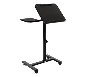 SEVILLE CLASSICS Seville Height Adjustable Tilting Sit-stand Com Puter Desk Cart - One-color