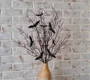MARTHA STEWART As Is 36' Illuminated Branch Halloween Icon - One-color