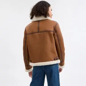 COACH Shearling Aviator