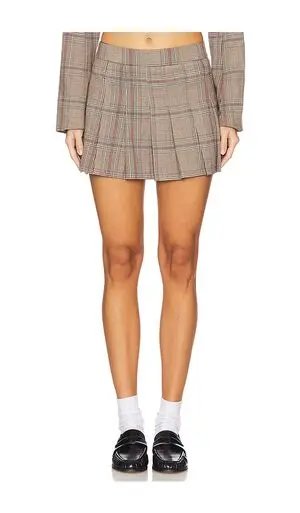 Women's Pleated Plaid