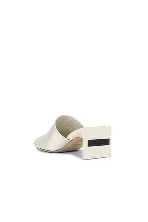 Fear Of God Low Mule Pump In Metallic Silver