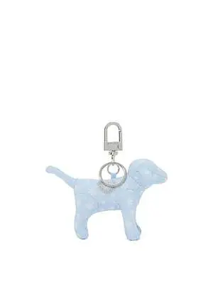 Pink Micro Dog Keychain Charm Print