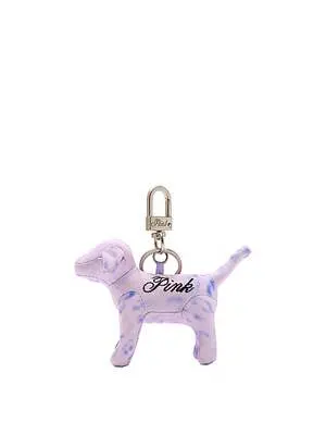 Pink Micro Dog Keychain Charm - Print
