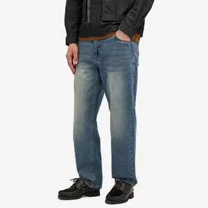 DIME Classic Relaxed Denim Pants - Sandblasted Indigo