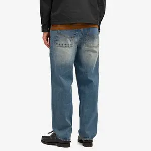 DIME Classic Relaxed Denim Pants - Sandblasted Indigo