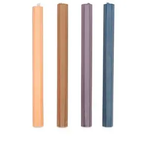 HAY Hexagon Candle Set Of 4 - Dark
