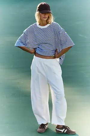 Free People Game Day Pants - White