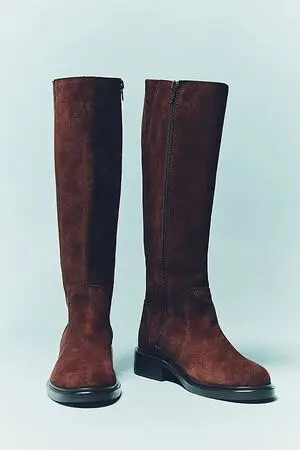 Anthropologie Tall Riding Boots - Brown Suede