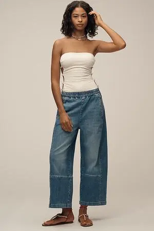 Relaxed Fit Wide-Leg Jeans