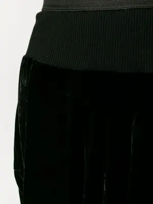 Rick Owens Velvet Knee Shorts