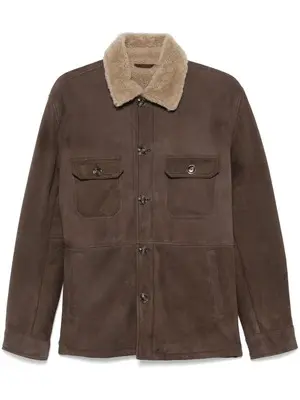 BARBA NAPOLI Suede Jacket