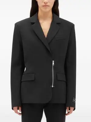 MSGM Zipped Single-breasted Blazer