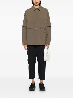 SPOONYARD Detachable-sleeve Shirt - Brown