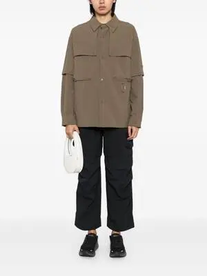 SPOONYARD Belted Tapered Cargo Trousers - Black