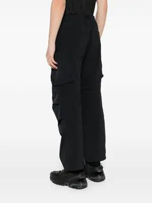SPOONYARD Belted Tapered Cargo Trousers - Black