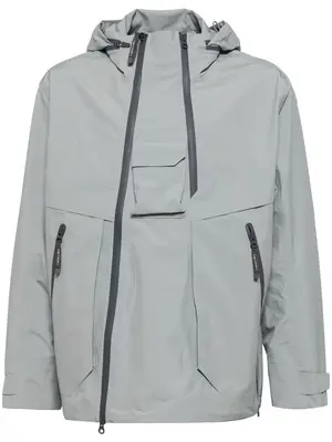 SPOONYARD Concealed Hood Windbreaker - Grey