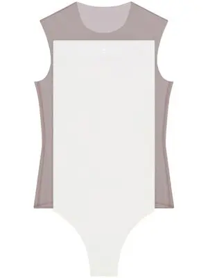 COURREGES Illusion Bodysuit - White