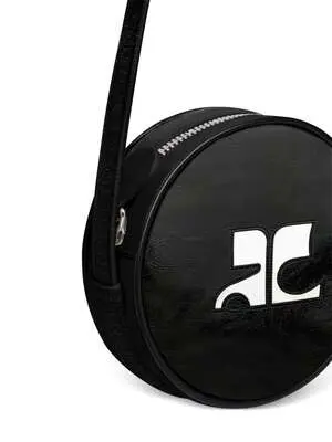 COURREGES Re-edition Small Circle Bag - Black