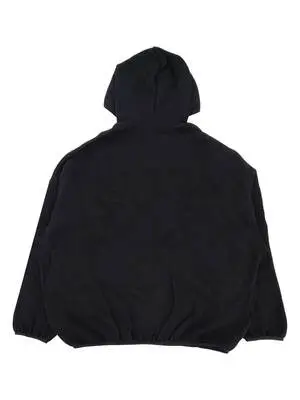Fear Of God Panelled Hoodie With Front Logo Patch - Black