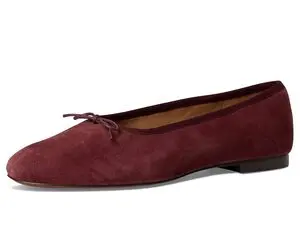 Madewell The April Ballet Flat In Suede