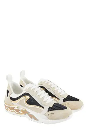 Sandro Flame Sneakers - Gold