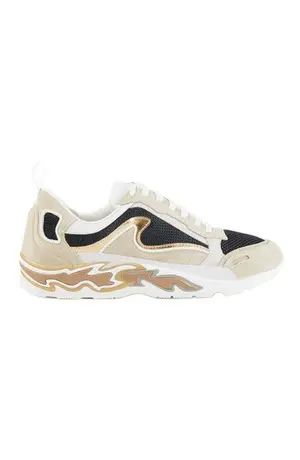 Sandro Flame Sneakers - Gold