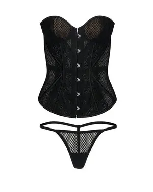 ADORE ME Padma Sweetheart Corset & G-string Set