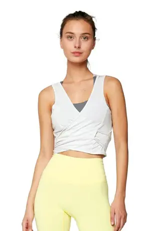 REBODY Metamorph Wrap Tie Tank - Ice Grey